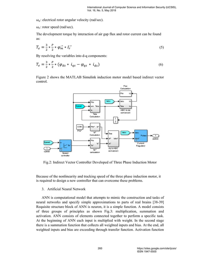 Speed Control of Three Phase Induction Motor Using Neural Network | PDF