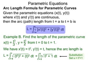 33 parametric equations x | PPTX