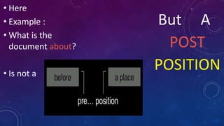 preposition,postpositions | PPT