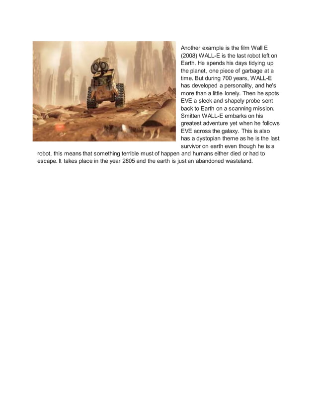 Dystopian themes | DOCX | Science Fiction | Genres