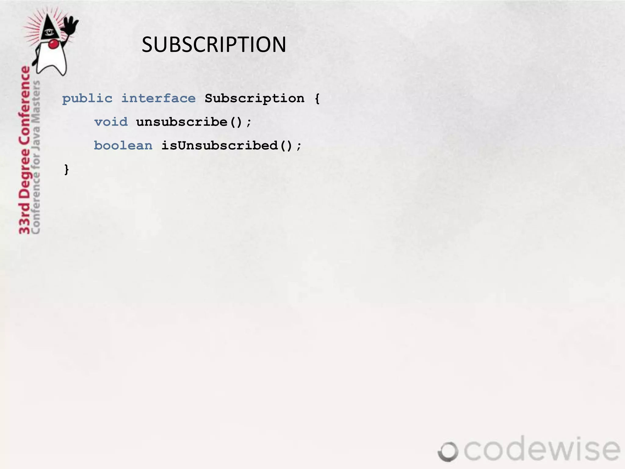 Reactive Java (33rd Degree) | PPTX | Web Development | Internet