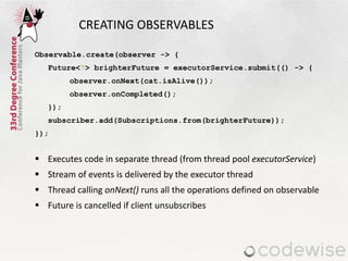 Reactive Java (33rd Degree) | PPTX