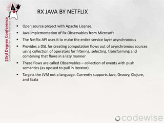 Reactive Java (33rd Degree) | PPTX | Web Development | Internet