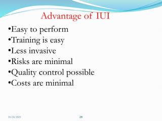 Copy_of_IUI_Sample_Prep.pptx | Infertility | Reproductive Health
