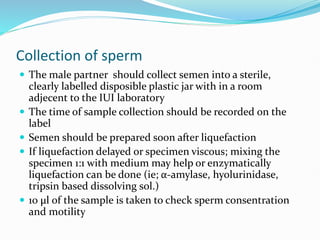 Copy_of_IUI_Sample_Prep.pptx | Infertility | Reproductive Health