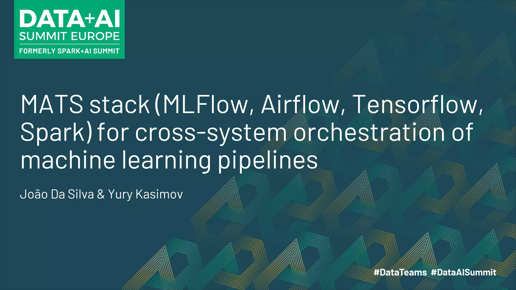 Mats Stack Mlflow Airflow Tensorflow Spark For Cross System Orchestration Of Machine