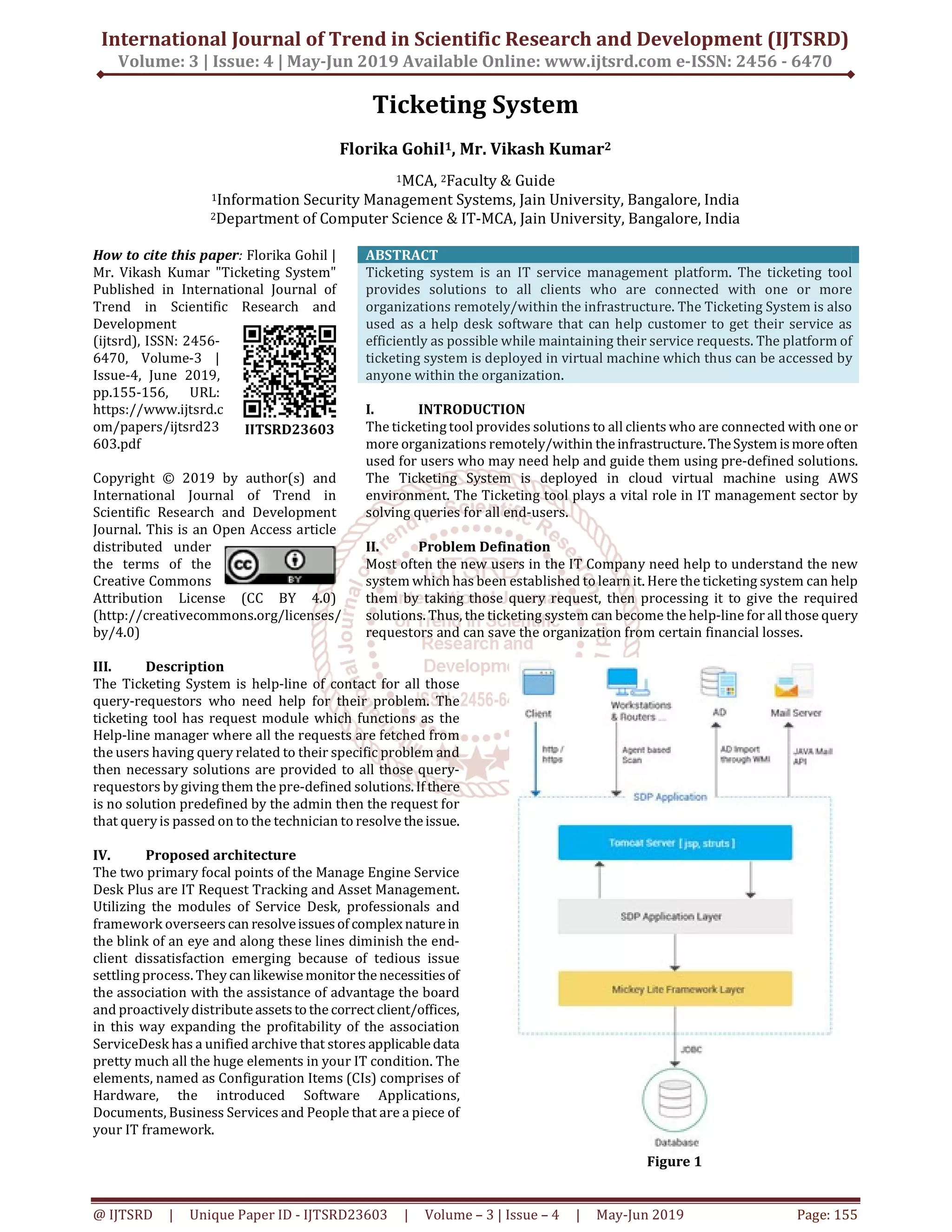 Ticketing System | PDF