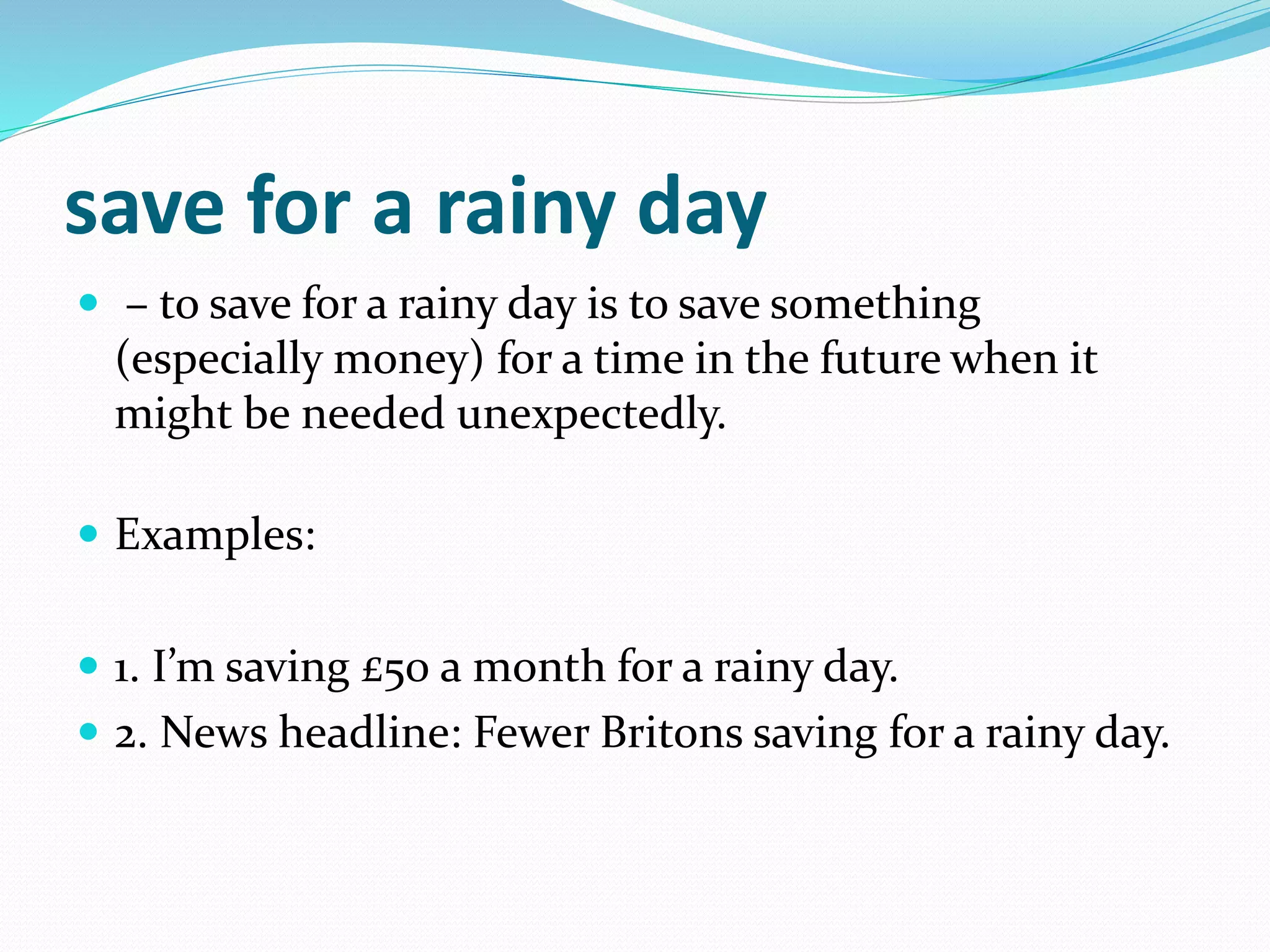 33 weather idioms and idiomatic expressions | PPTX