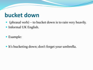 33 weather idioms and idiomatic expressions | PPTX