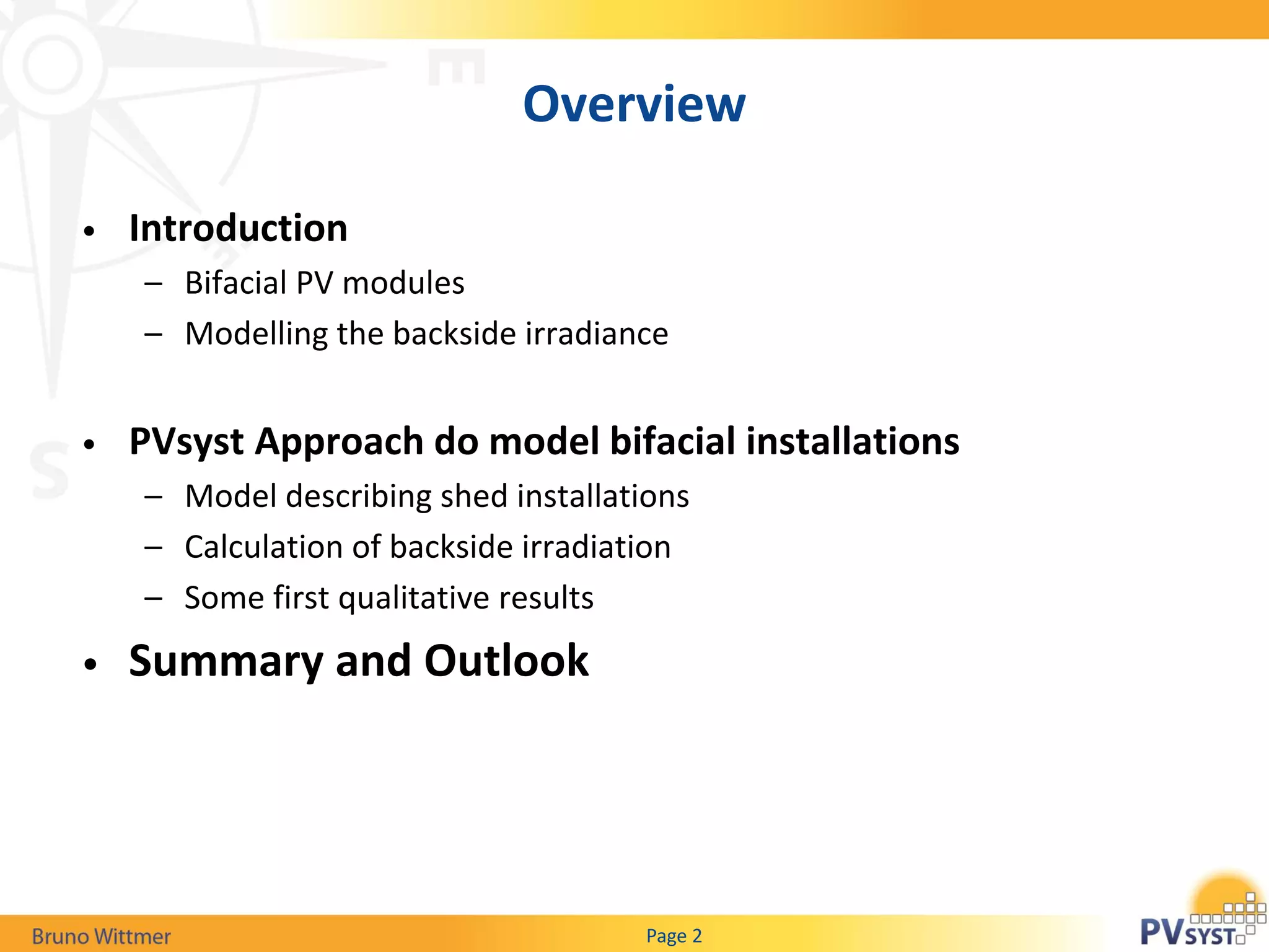 PVsysts new framework to simulate bifacial systems | PDF
