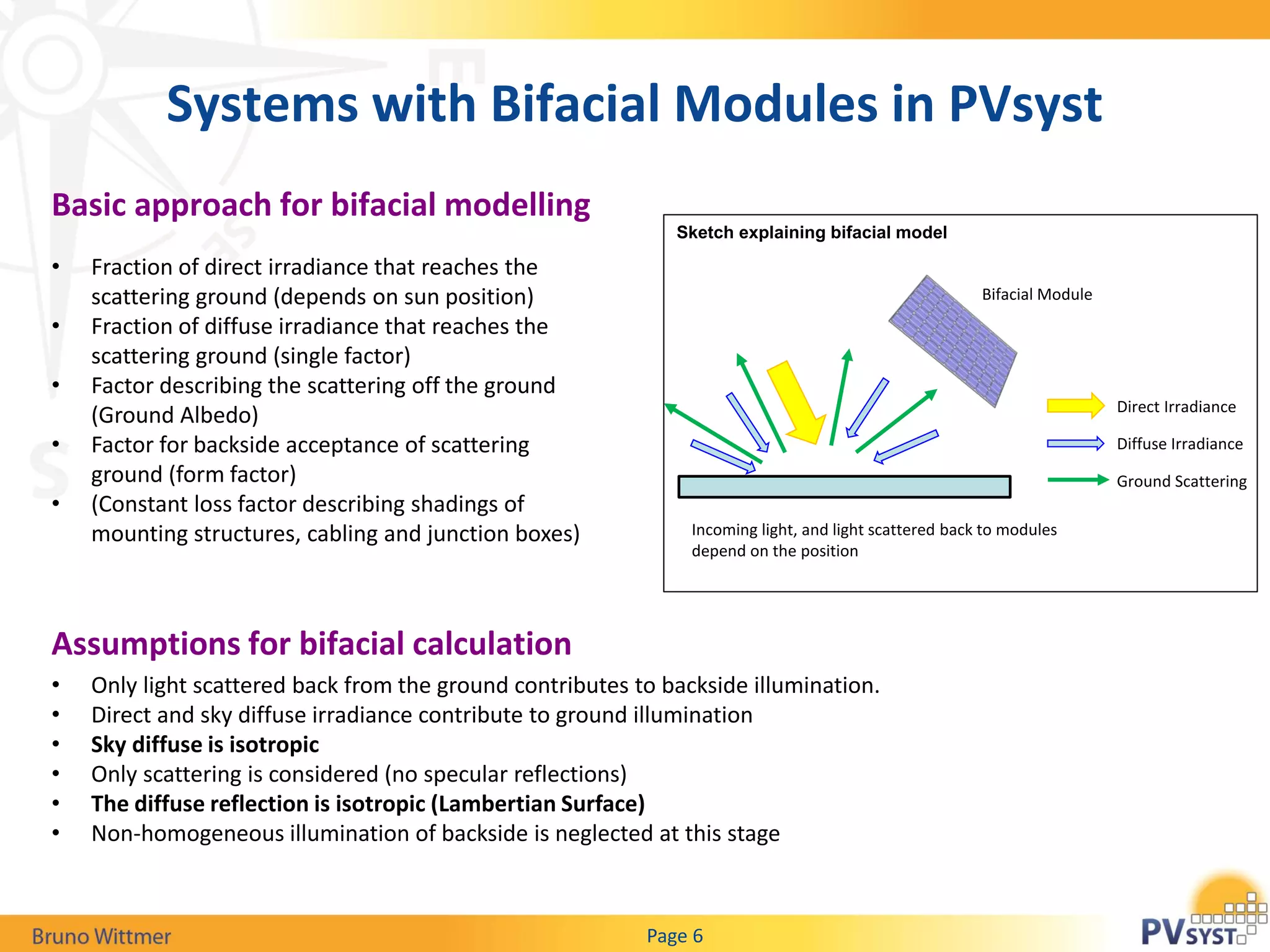 PVsysts new framework to simulate bifacial systems | PDF