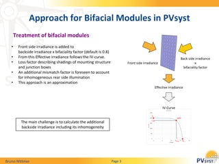 PVsysts new framework to simulate bifacial systems | PDF