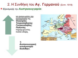 ΕΝΟΤΗΤΑ 34 Η λήξη του Α‘ Παγκόσμιου πολέμου και οι μεταπολεμικές ...