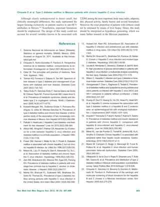 Hepatitis C virus infection and type 2 diabetes mellitus in Mexican ...