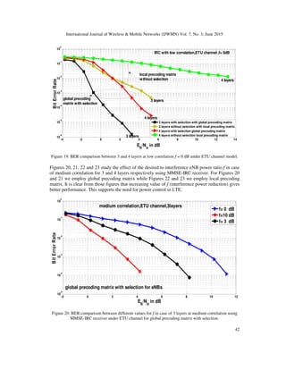 COMP-JT WITH DYNAMIC CELL SELECTION, GLOBAL PRECODING MATRIX AND IRC RECEIVER FOR LTE-A | PDF