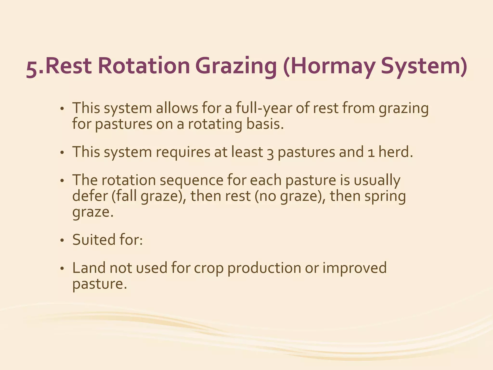 Grazing systems and Managment | PPTX