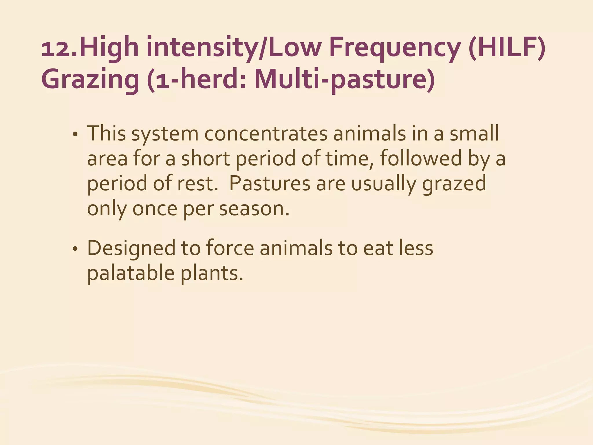 Grazing systems and Managment | PPTX