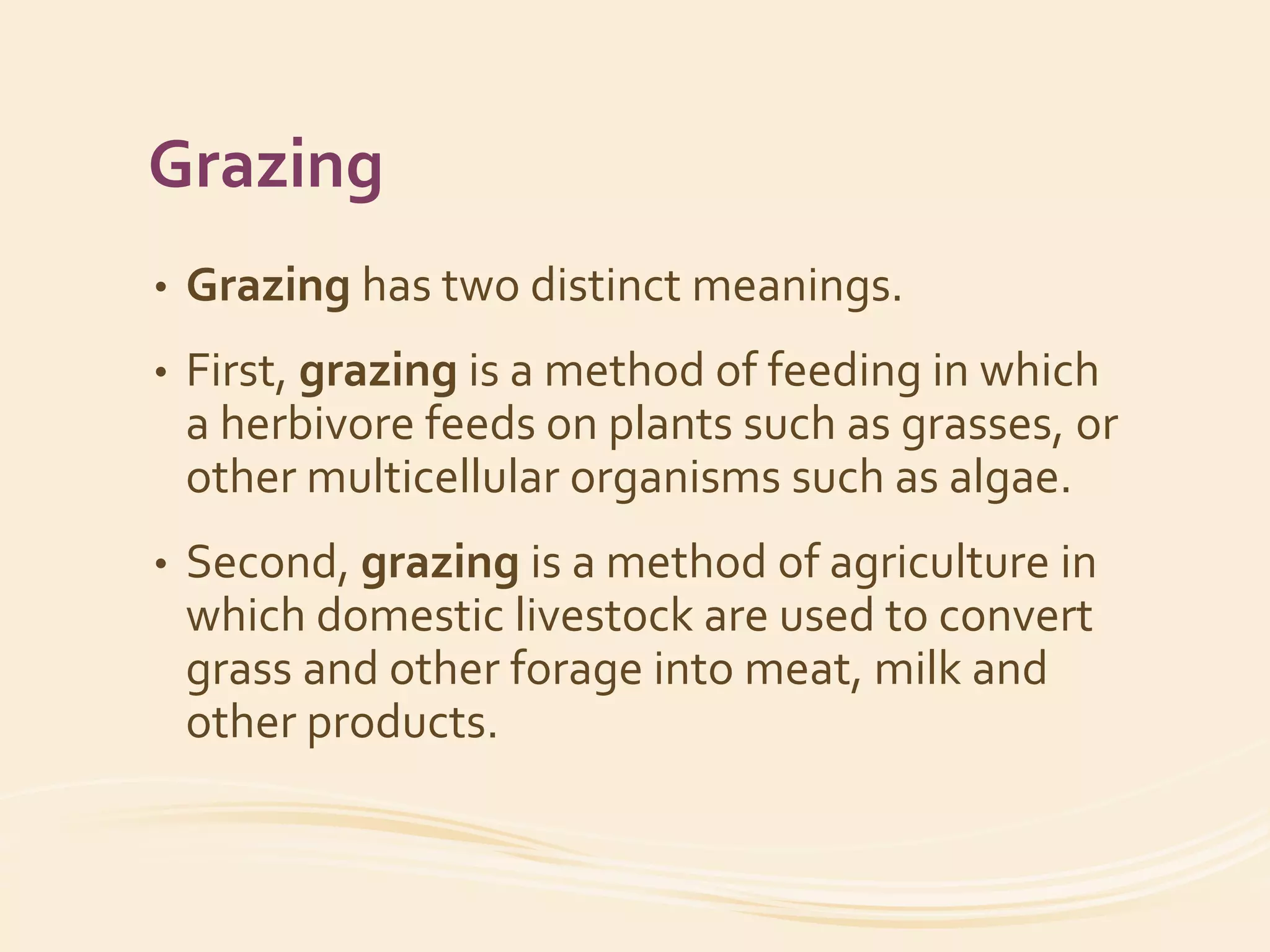 Grazing systems and Managment | PPTX