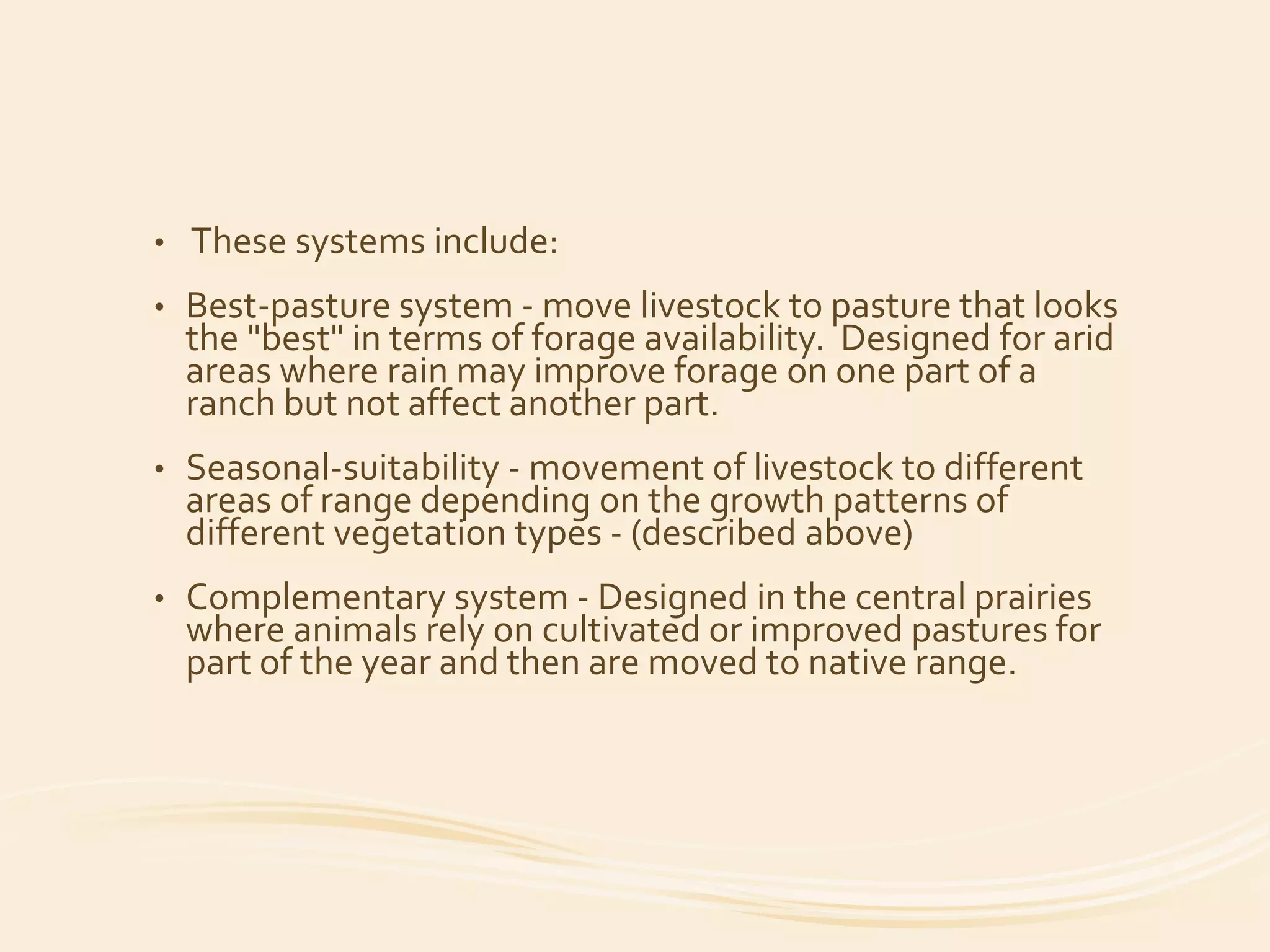 Grazing systems and Managment | PPTX