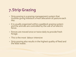 Grazing systems and Managment | PPTX