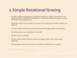 Grazing systems and Managment | PPTX