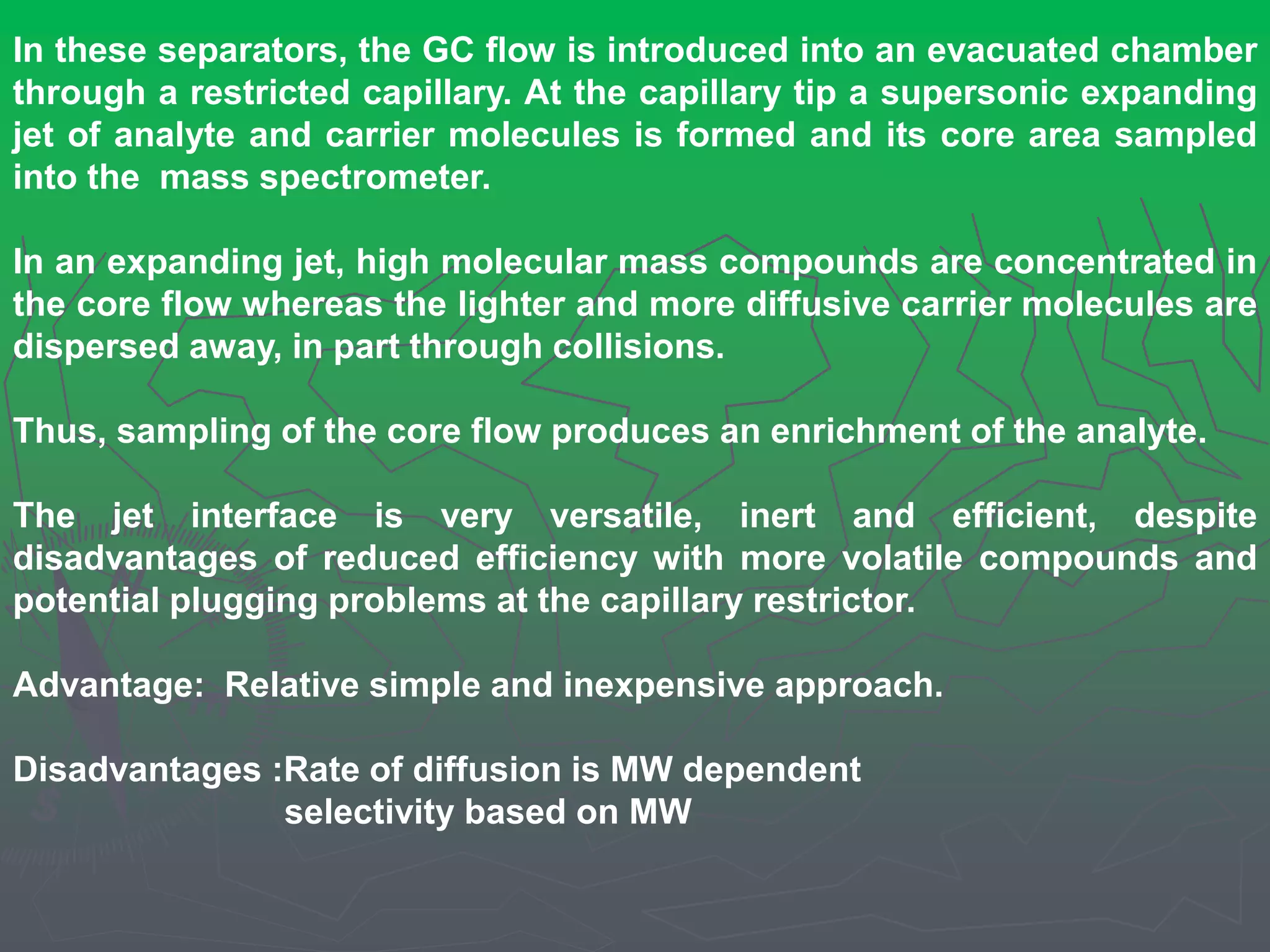 Interfaces in chromatography [LC-MS, GC-MS, HPTLC, LC, GC] | PPT