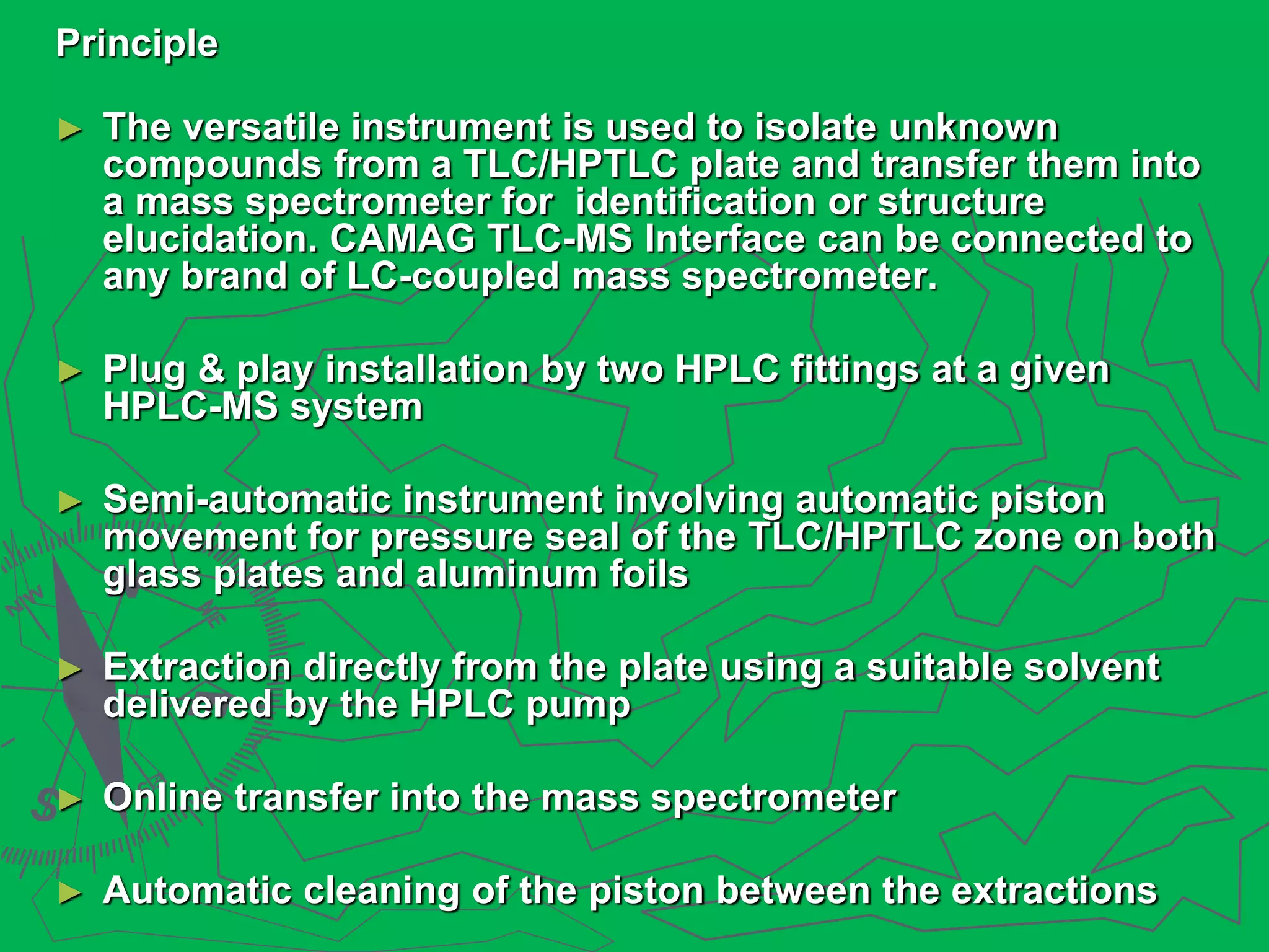 Interfaces in chromatography [LC-MS, GC-MS, HPTLC, LC, GC] | PPT