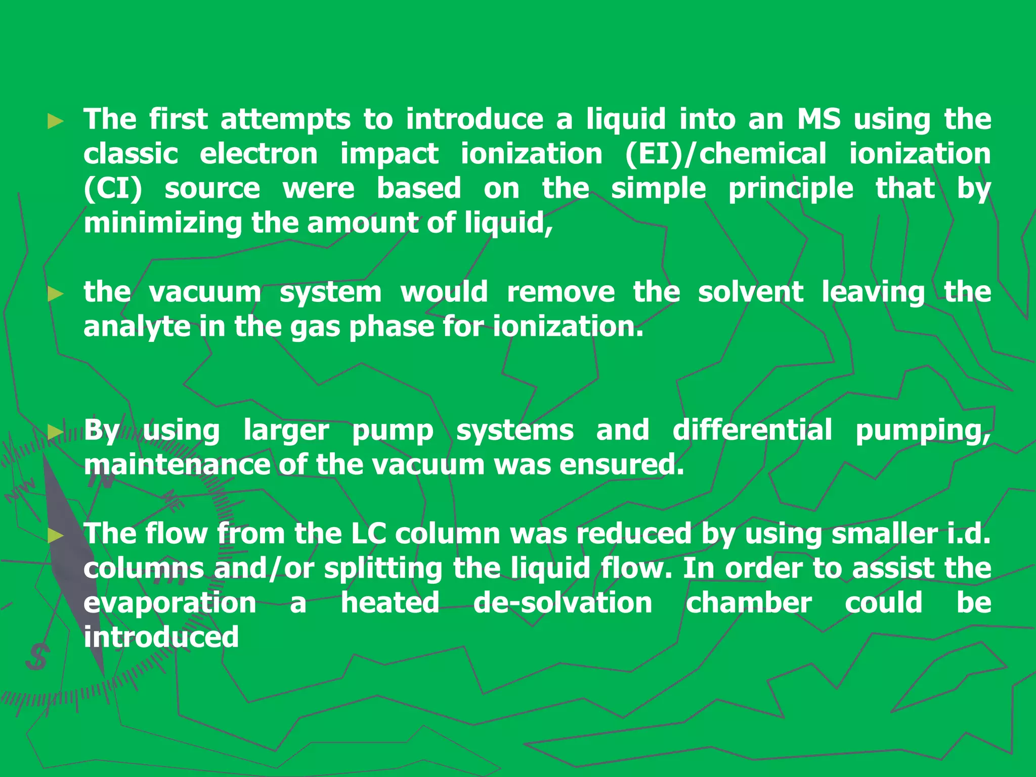 Interfaces in chromatography [LC-MS, GC-MS, HPTLC, LC, GC] | PPT