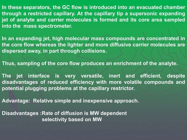 Interfaces in chromatography [LC-MS, GC-MS, HPTLC, LC, GC] | PPT ...