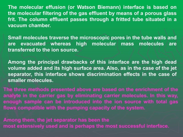 Interfaces in chromatography [LC-MS, GC-MS, HPTLC, LC, GC] | PPT ...