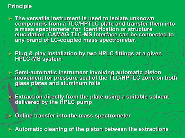 Interfaces in chromatography [LC-MS, GC-MS, HPTLC, LC, GC] | PPT ...