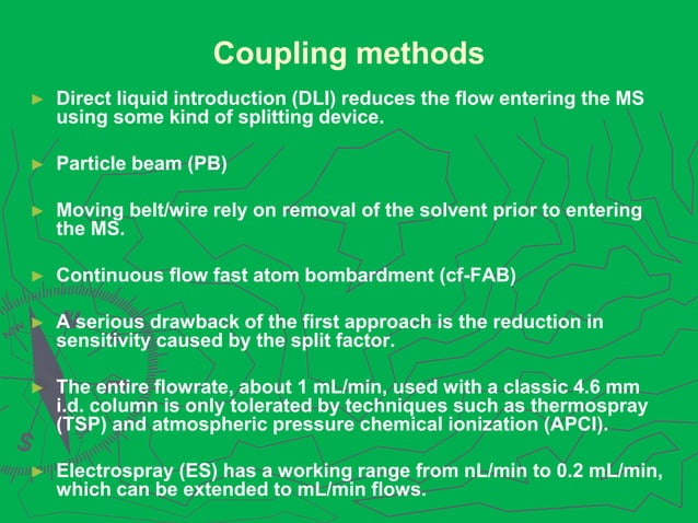 Interfaces in chromatography [LC-MS, GC-MS, HPTLC, LC, GC] | PPT ...