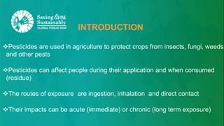Pesticides Used for Food Production as a Health and Safety Issue | PPTX