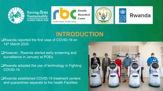 Robots Use in Rwanda to Fight Against the COVID-19 Pandemic | PPT