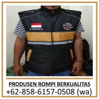 Vendor Pembuatan Rompi Komunitas | PPTX
