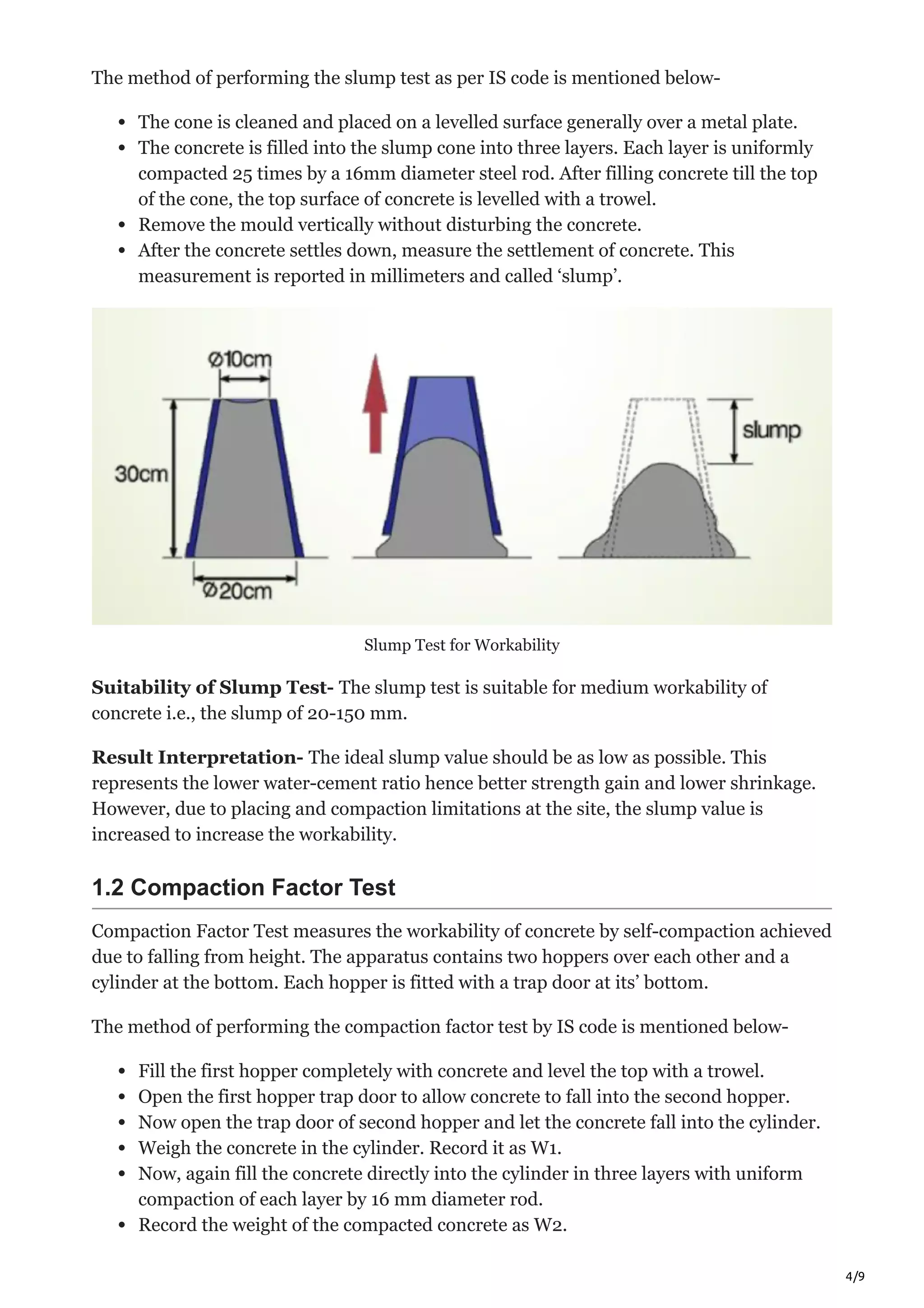 5 Must Know Types of Concrete Testing for Civil Engineers | PDF
