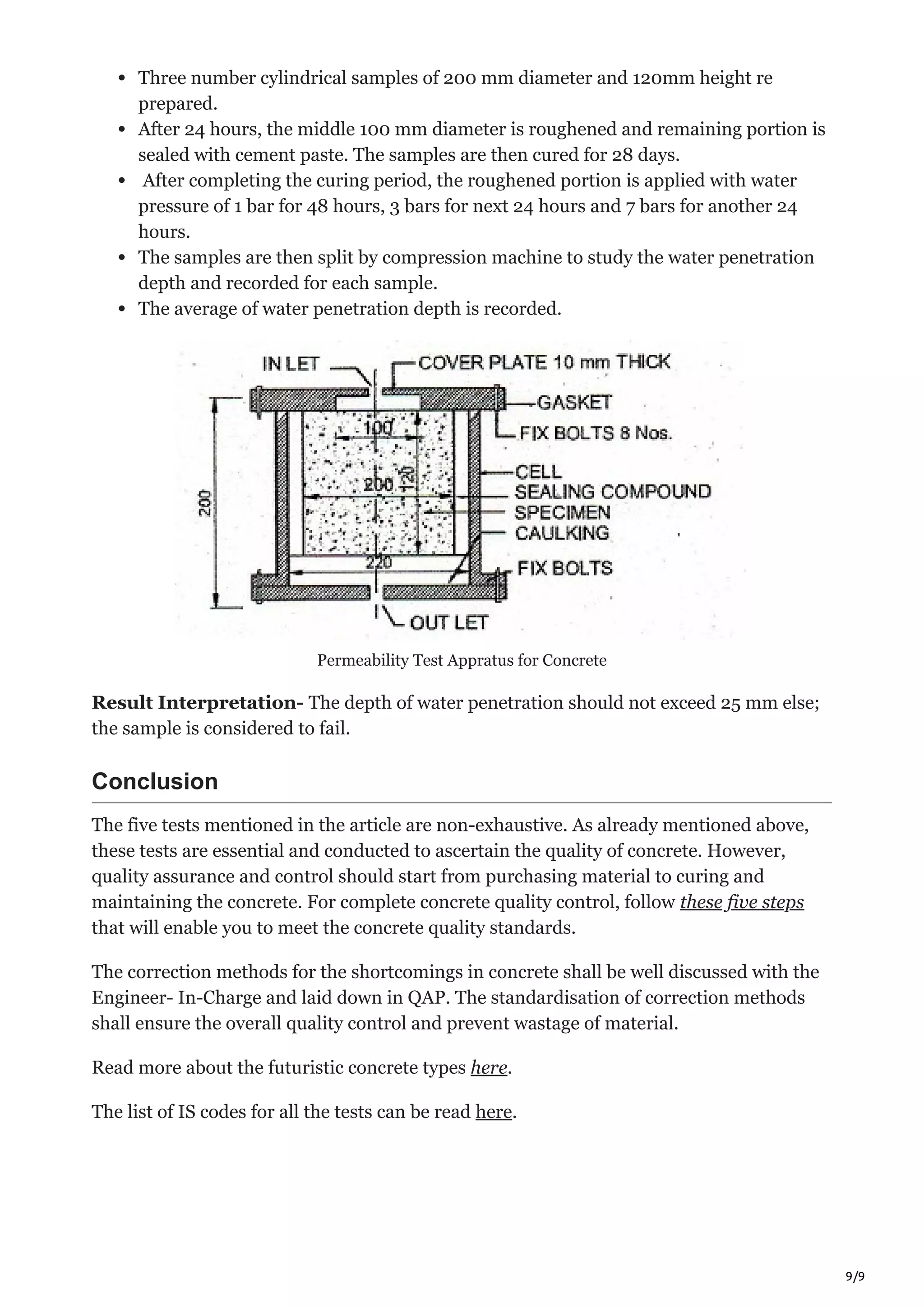 5 Must Know Types of Concrete Testing for Civil Engineers | PDF