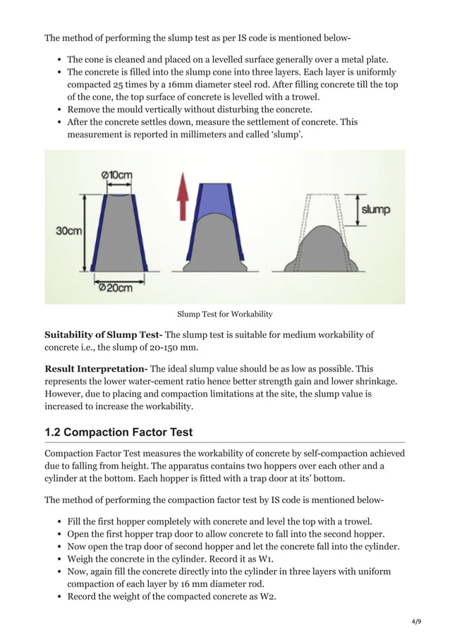 5 Must Know Types of Concrete Testing for Civil Engineers | PDF