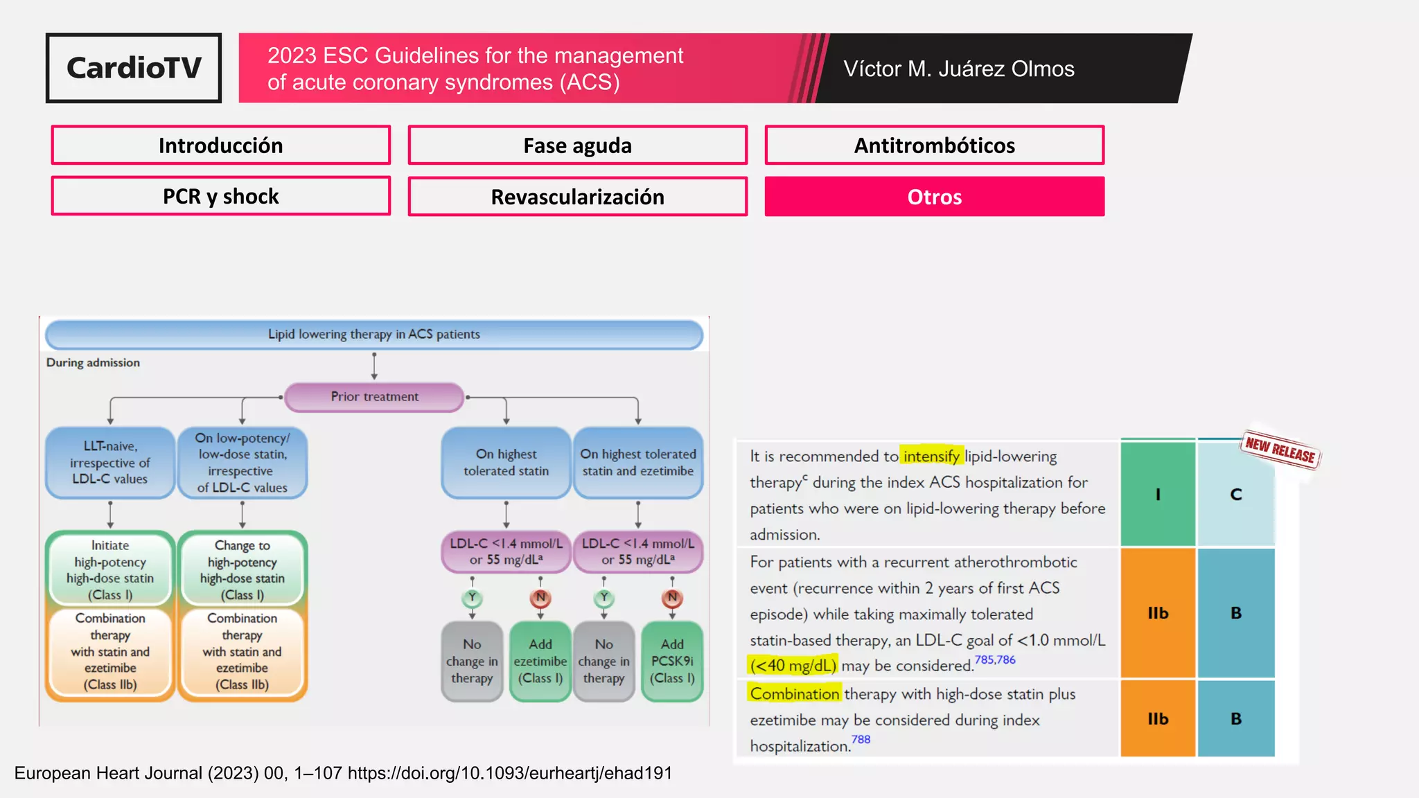 2023 ESC Guidelines for the management of Acute Coronary Syndromes (II ...