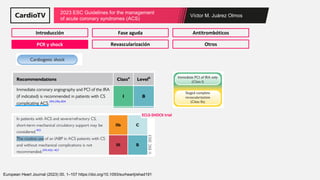 2023 ESC Guidelines for the management of Acute Coronary Syndromes (II ...