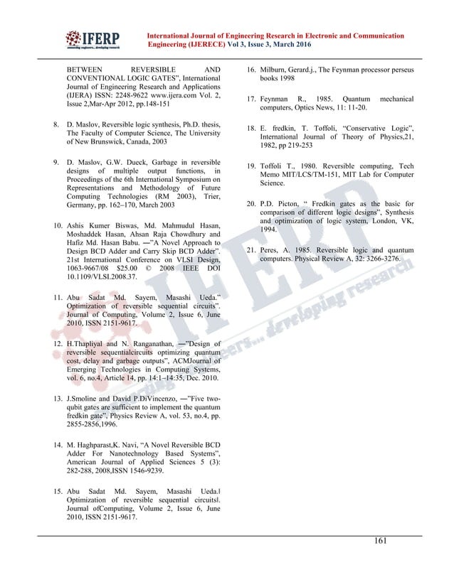 Quantum Computing For Vlsi Verilog Implementation Of Reversible Logic