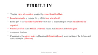 DPT - Biochemistry & Genetics - II - Tissue Biochemistry (Part 2) | PPTX