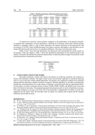Analyzing sentiment system to specify polarity by lexicon-based | PDF