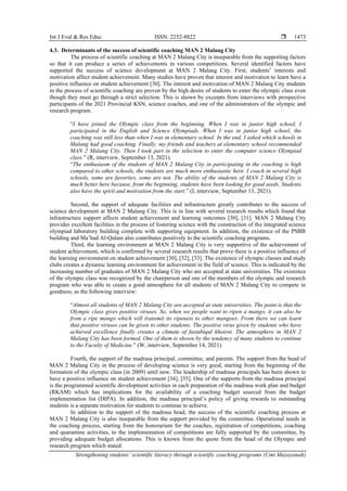 Strengthening students’ scientific literacy through scientific coaching ...
