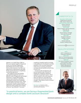 The Treasurer Feb 2017 Christoph Nelischer profile | PDF