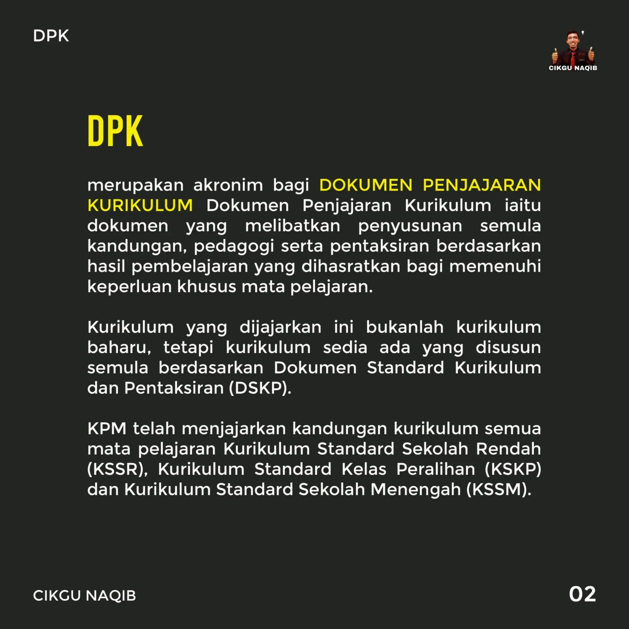 DPK (Dokumen Penjajaran Kurikulum) | PDF