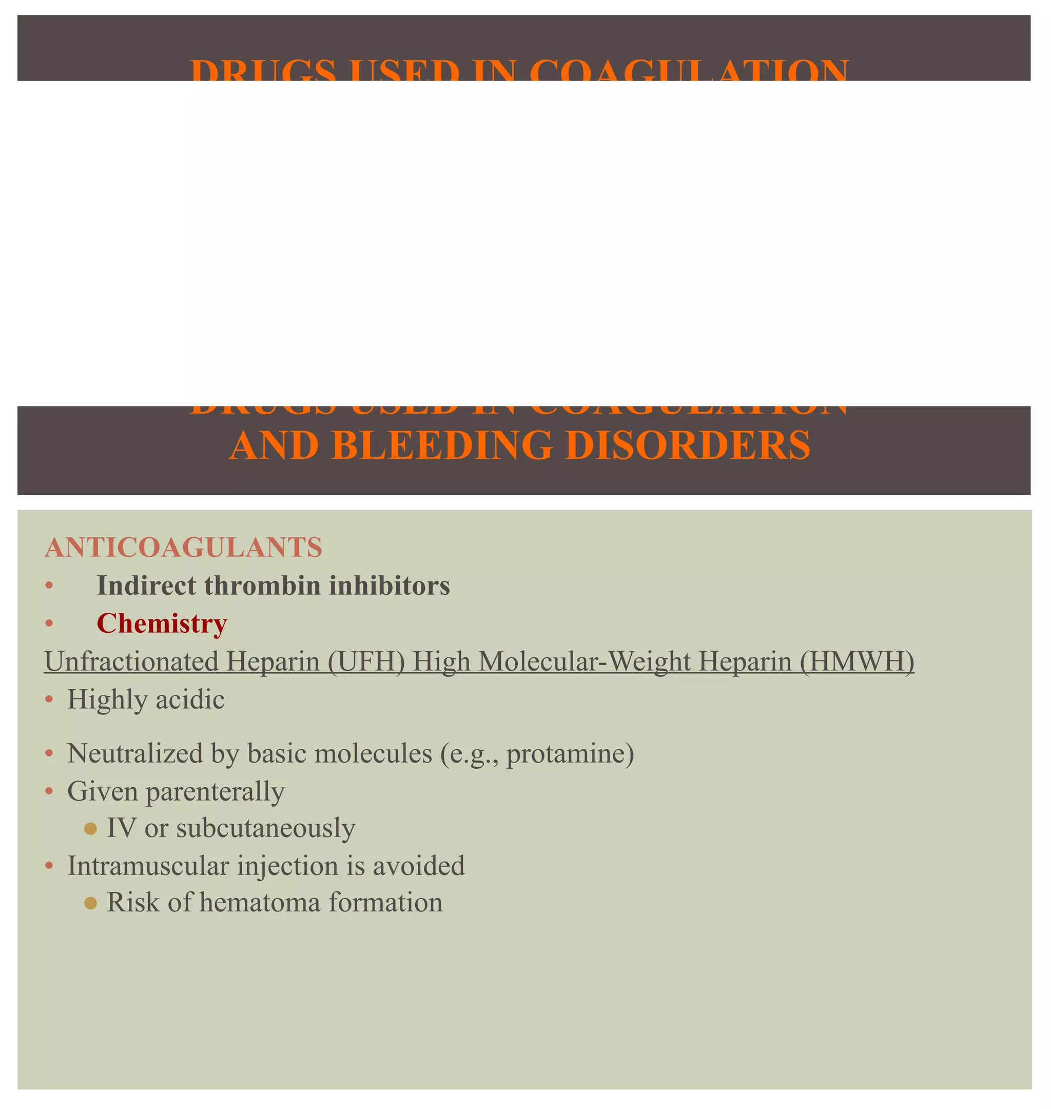 34 drugs-used-in-coagulation-and-bleeding-disorders | PDF