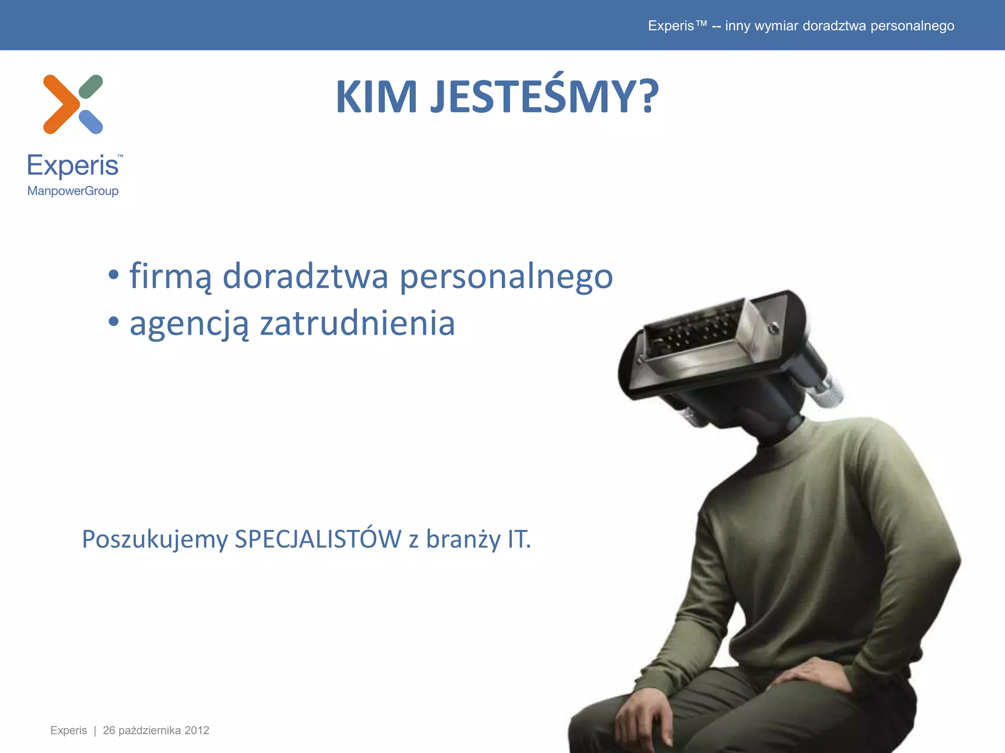 Prezentacja Experis | PPT