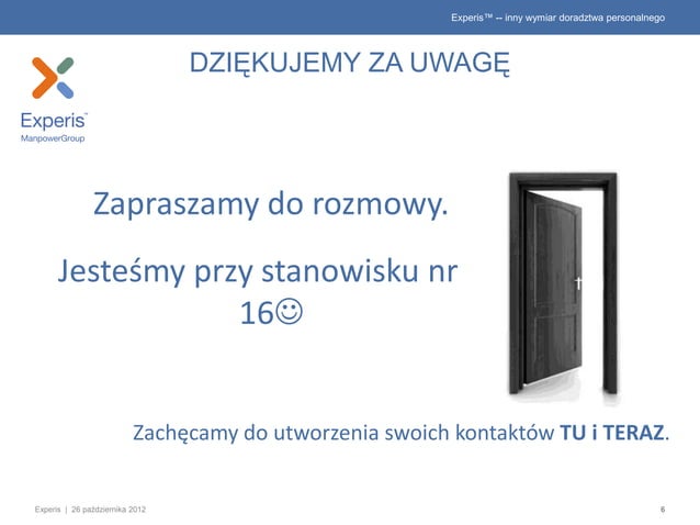 Prezentacja Experis | PPT