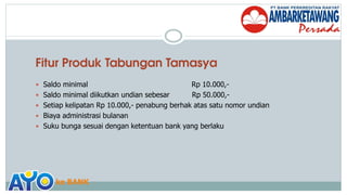 LITERASI KEUANGAN AYO MENABUNG KE BANK | PDF